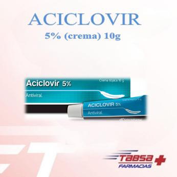 Tabsa Express: MEDICAMENTOS: ACICLOVIR 5% (CREMA) 10G