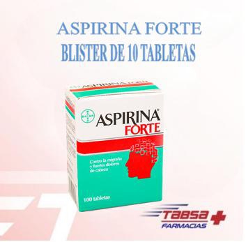 Tabsa Express: MEDICAMENTOS: ASPIRINA FORTE BLIS X10
