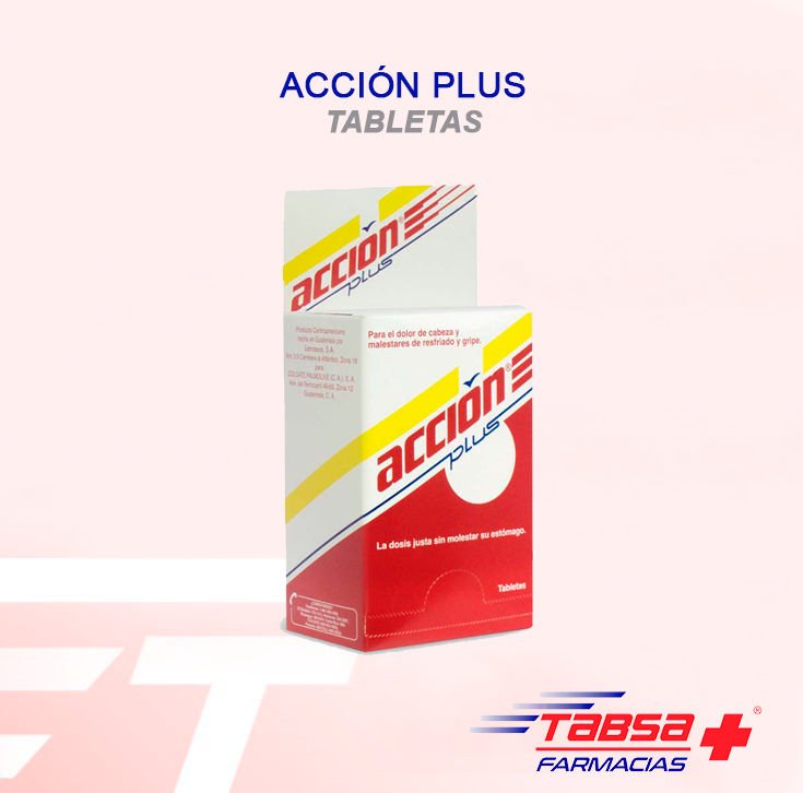 Tabsa Express: MEDICAMENTOS: ACCION PLUS TAB BLIS X6