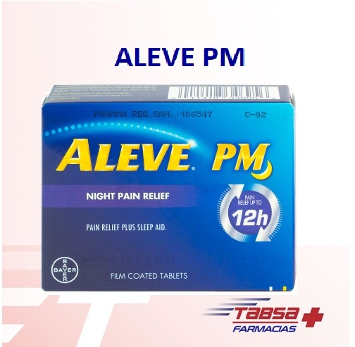 Tabsa Express: MEDICAMENTOS: ALEVE TAB DISP X12