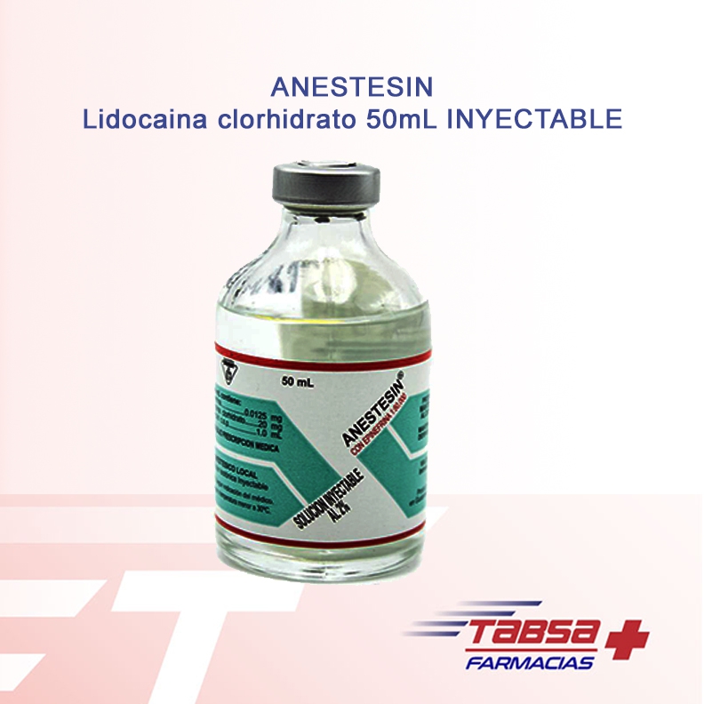 Tabsa Express: MEDICAMENTOS: ANESTESIN- LIDOCAINA CLORHIDRATO 50ML ...