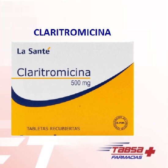 Tabsa Express: MEDICAMENTOS: CLARITROMICINA 500MG X 50TABLETAS