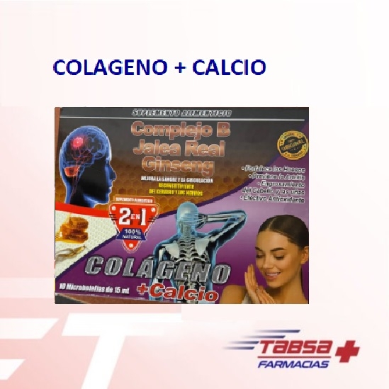 Tabsa Express: MEDICAMENTOS: COLAGENO + CALCIO 15ML BEBIBLE