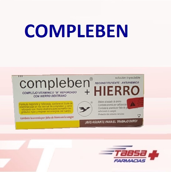 Tabsa Express: MEDICAMENTOS: 2 COMPLEBEN + HIERRO