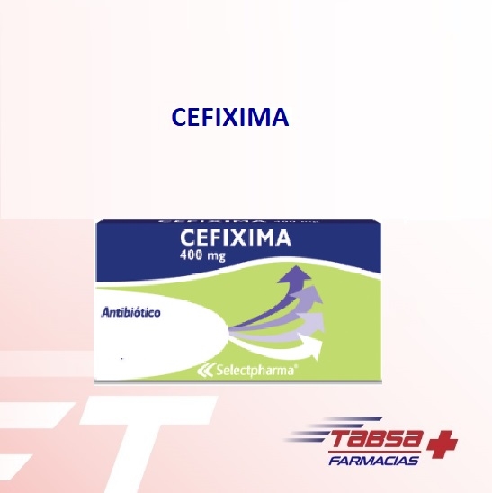 Tabsa Express: MEDICAMENTOS: CEFIXIMA CAPS 400Mg BLIS X10 Select