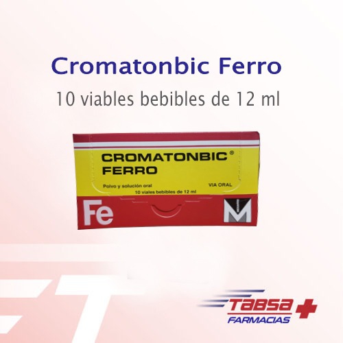 Tabsa Express: MEDICAMENTOS: CROMATOMBIC FERRO BEBIBLE (10 AMPOLLAS)