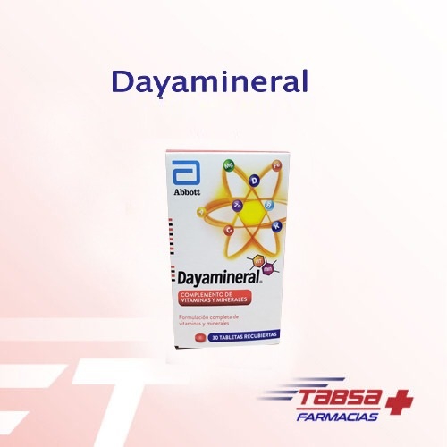 Tabsa Express: MEDICAMENTOS: DAYAMINERAL TABLETAS (30 UNIDADES)