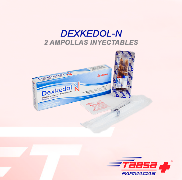 Tabsa Express: MEDICAMENTOS: DEXKEDOL SOLUCIÓN INYECTABLE (2 AMPOLLAS ...