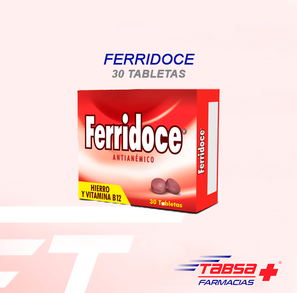 Tabsa Express: MEDICAMENTOS: FERRIDOCE 30 TABLETAS