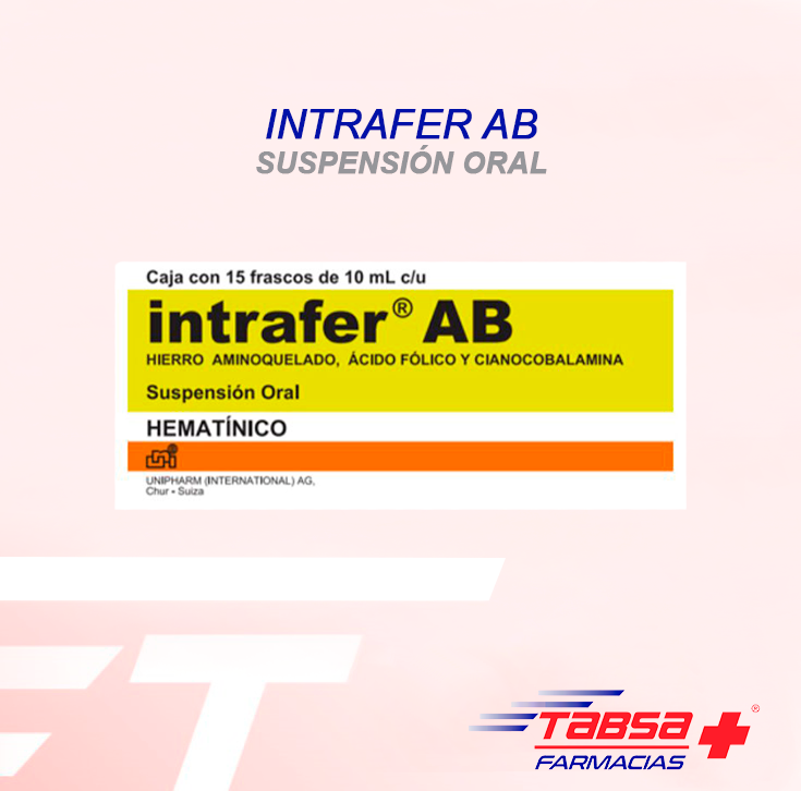 Tabsa Express: MEDICAMENTOS: INTRAFER AB, SUSPENSION ORAL