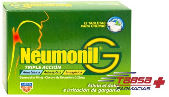 Tabsa Express: MEDICAMENTOS: NEUMONIL G TRIPLE ACCION 12 TABLETAS
