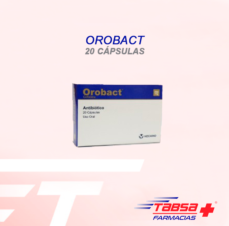 Tabsa Express: MEDICAMENTOS: OROBACT (20 CÁPSULAS)