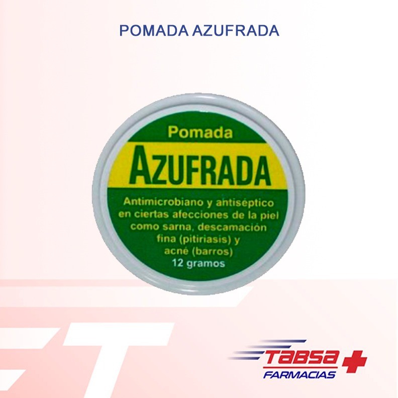 Tabsa Express: MEDICAMENTOS: POMADA AZUFRADA 10% LATA 12G FARMAQUIMICA