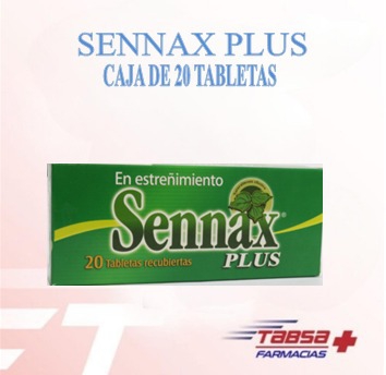 Tabsa Express: MEDICAMENTOS: SENNAX PLUS 20 TABLETAS