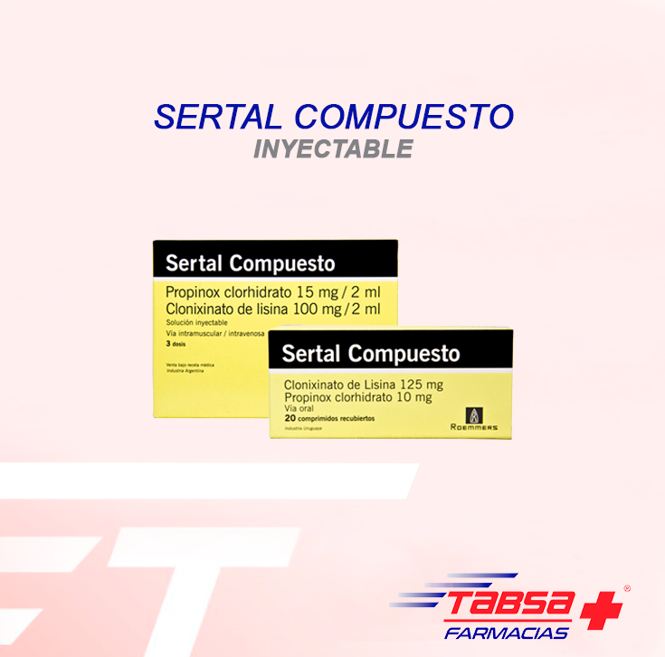 Tabsa Express: MEDICAMENTOS: SERTAL COMPUESTO (CAJA X3 AMPOLLAS)
