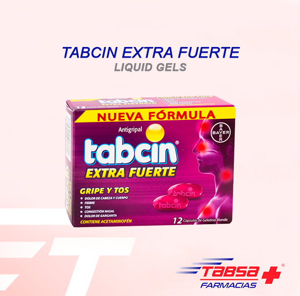 Tabsa Express: MEDICAMENTOS: TABCIN EXTRAFUERTE CAJA DE 12 (LIQUID GELS)