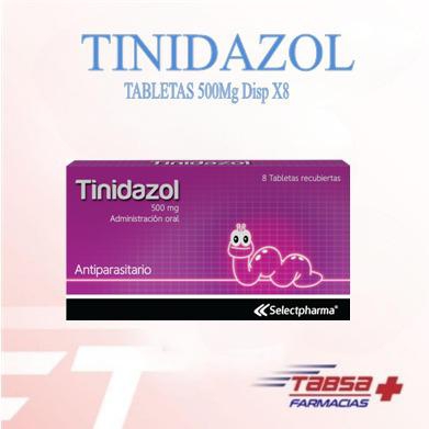 Tabsa Express: MEDICAMENTOS: TINIDAZOL TAB 500MG DISP X8 SELECT