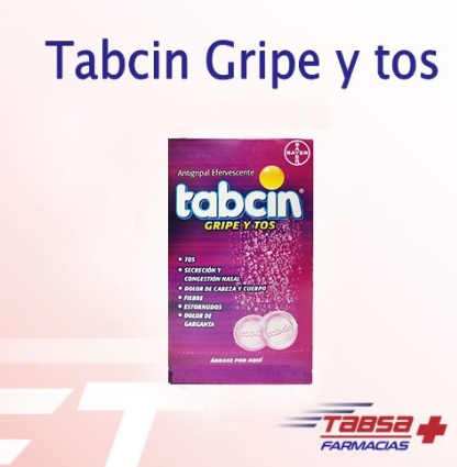 Tabsa Express: MEDICAMENTOS: TABCIN GRIPE TOS (SOBRE 2 TABLETAS)