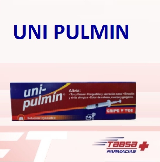Tabsa Express: MEDICAMENTOS: UNI PULMIN INYECTADO GRIPE TOS 1 AMPOLLA