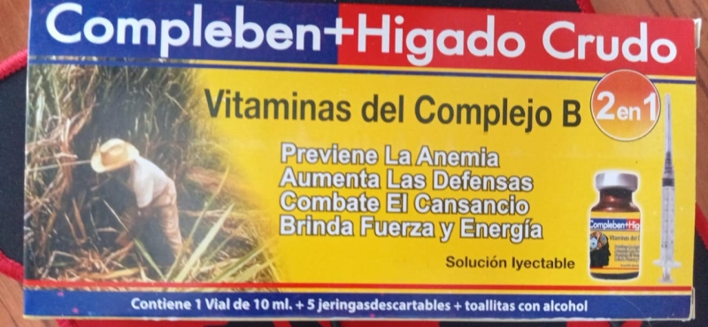 Tabsa Express: MEDICAMENTOS: 2 COMPLEBEN + HIGADO CRUDO INYECTADO
